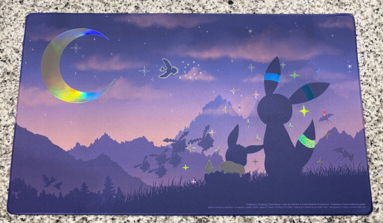Foil "Pokémon TCG: Shiny Eevee & Umbreon Twilight" Playmat - Matified ...