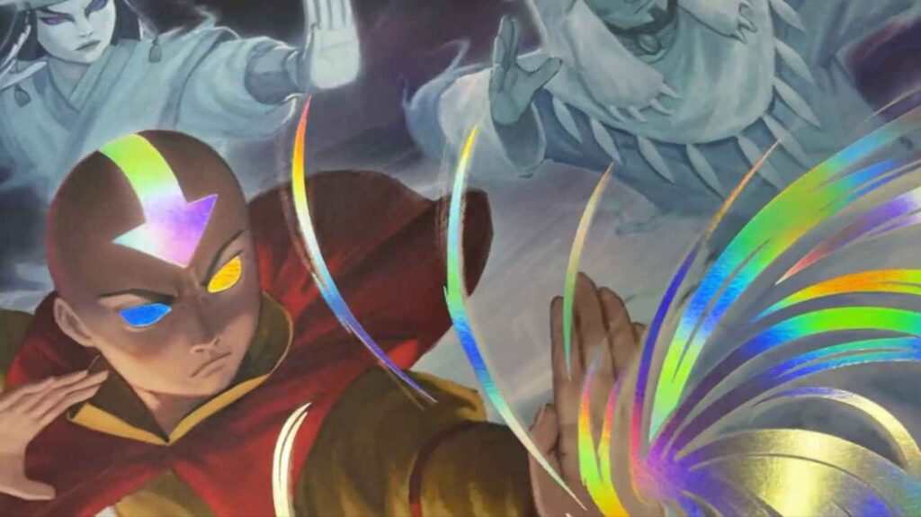 Foil "MTG - Avatar: The Last Airbender - Enter The Avatar State" Aang ...