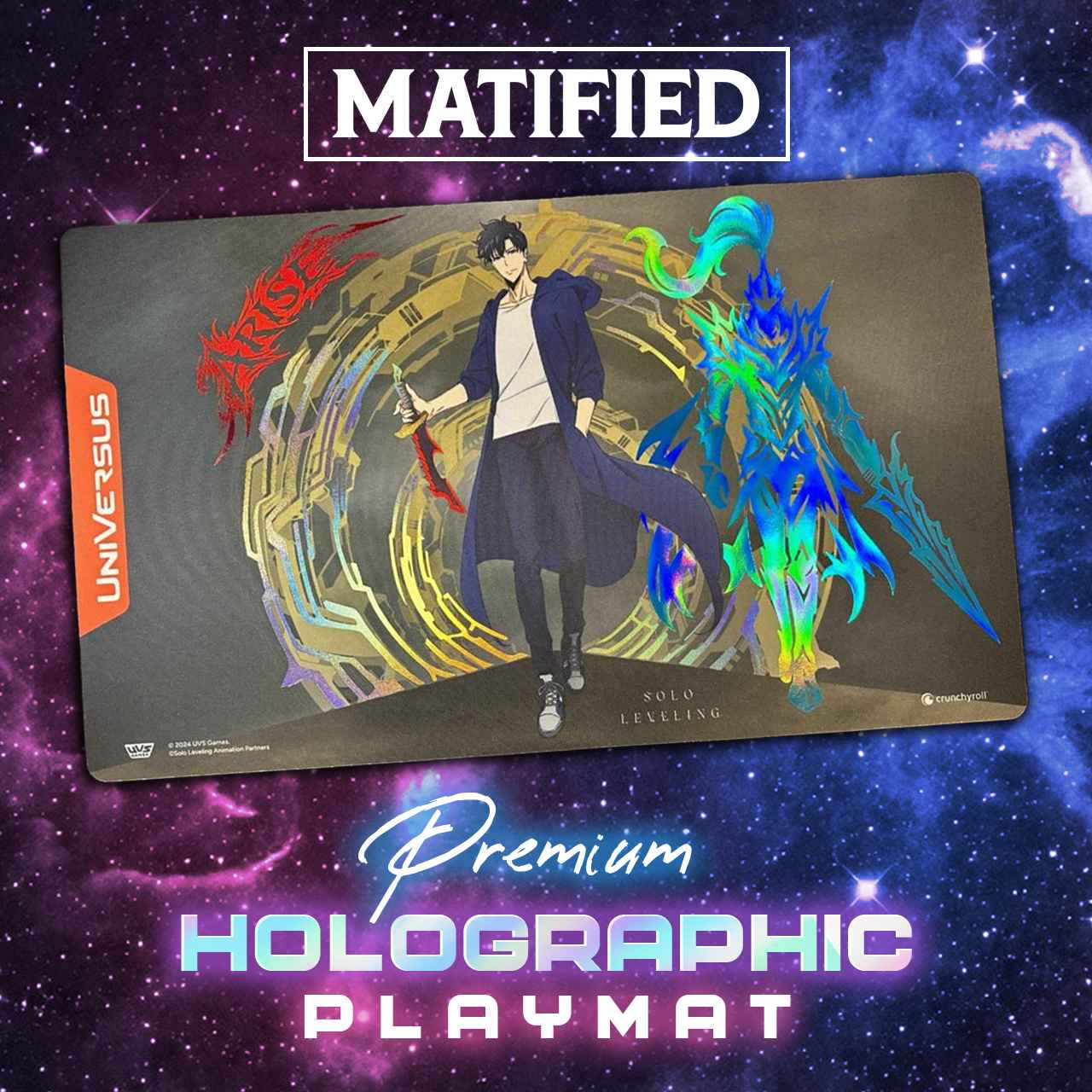 Foil "UniVersus: Solo Leveling – Sung Jinwoo" Playmat - Matified ...