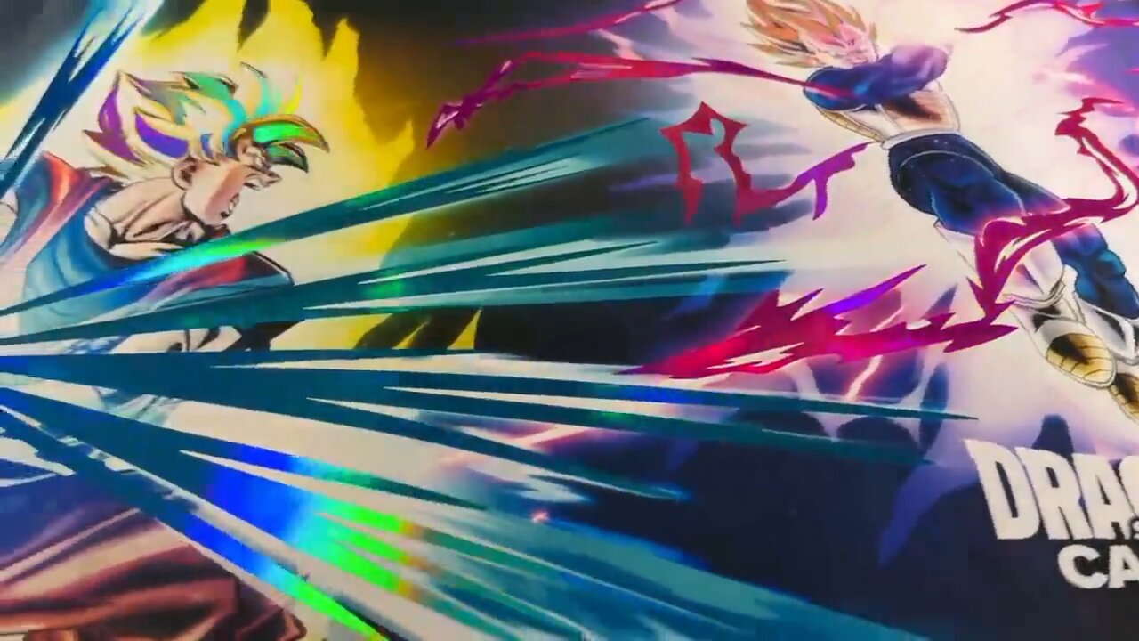 Foil "Dragonball Z: Super Saiyan Goku vs Vegeta" Playmat - Matified ...
