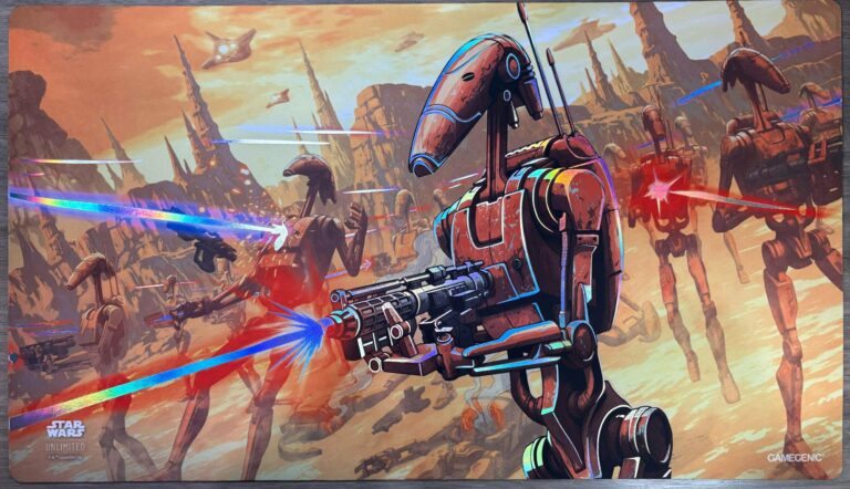 Foil "Star Wars: Battle Droids" Playmat - Matified: Premium Custom Playmats